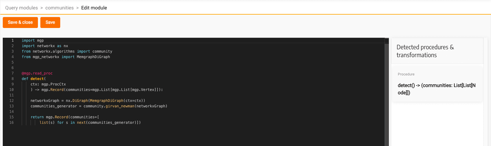 Utilize the NetworkX library with Memgraph