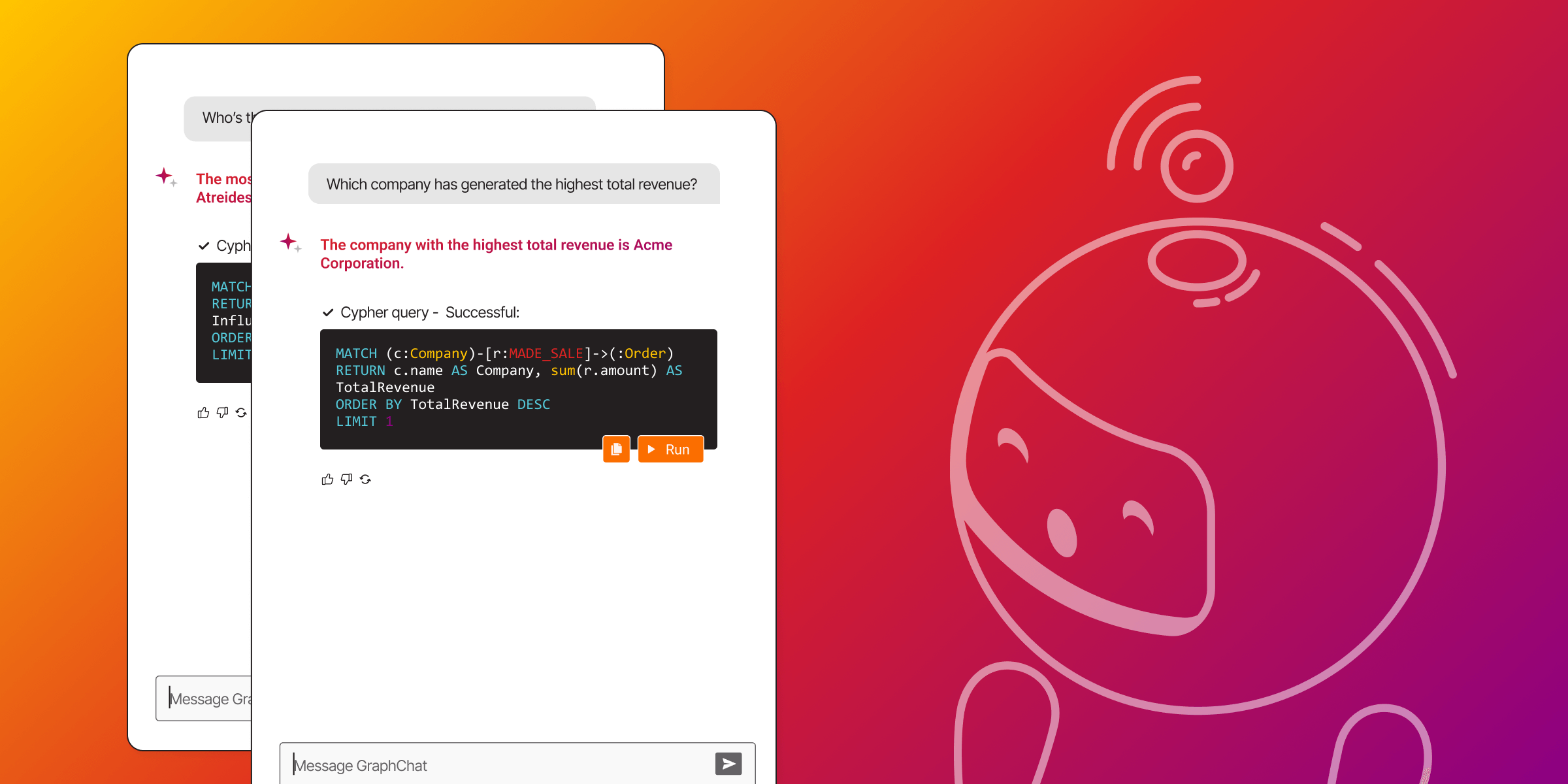 GraphChat: How to Ask Questions and Talk to the Data in Your Graph DB?